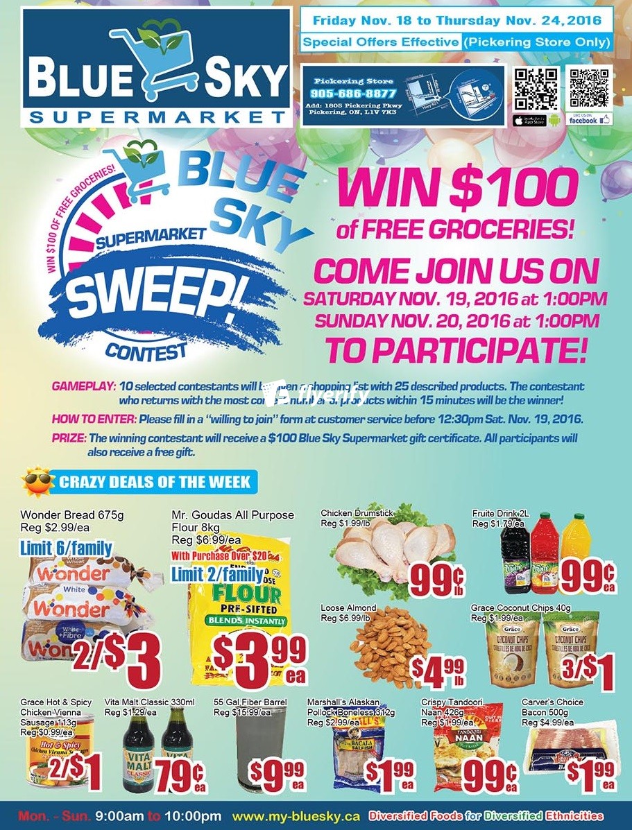 Blue Sky Supermarket Flyers Blue Sky Supermarket Flyers
