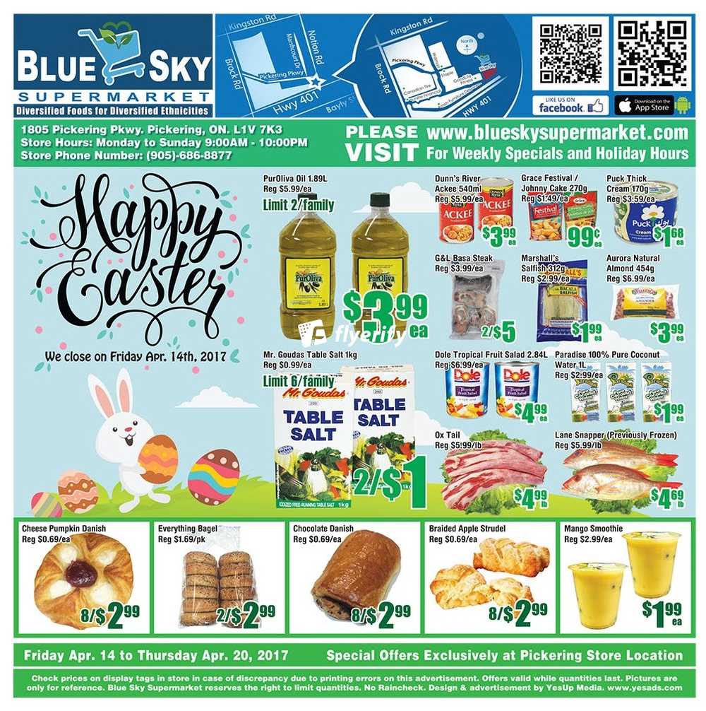Blue Sky Supermarket Flyers
