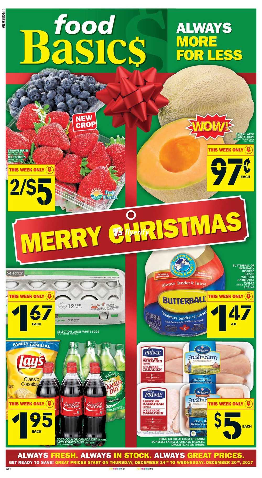 Food Basics Flyer December 14 To 20 Canada Food Basics Flyer December 14 To 20 Canada