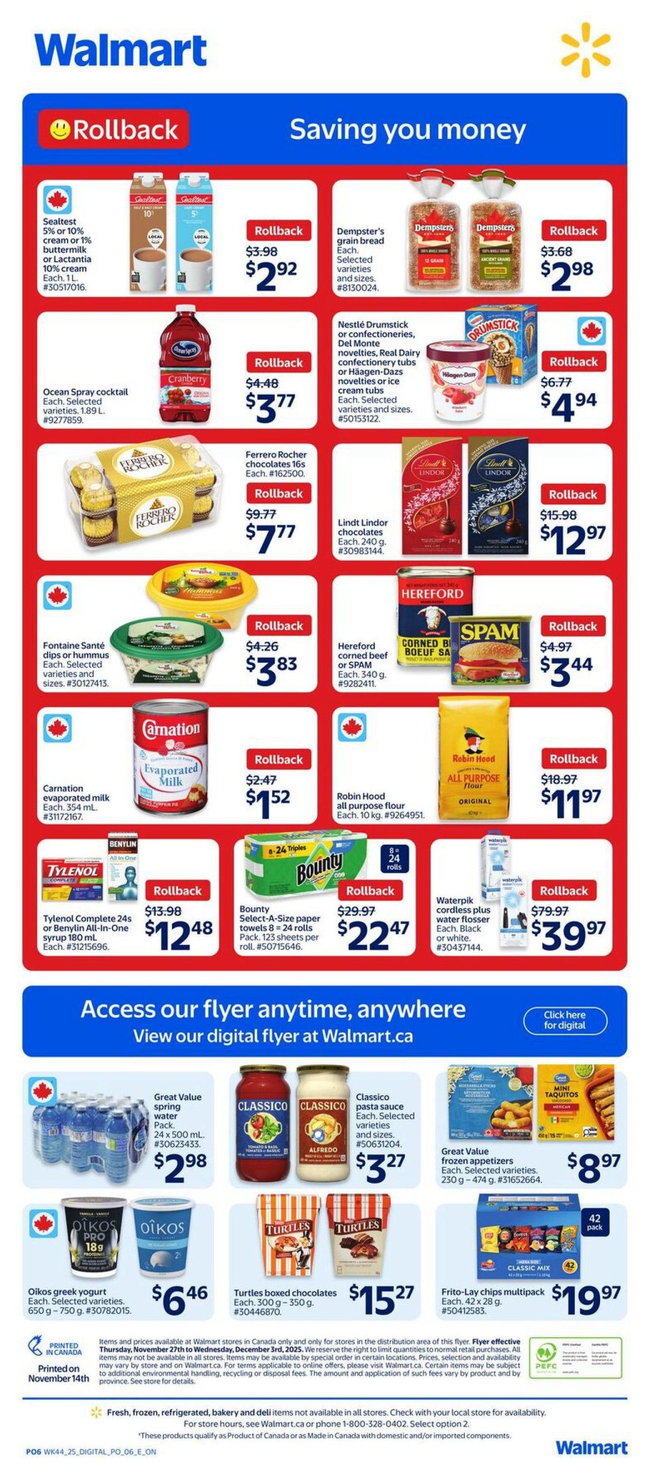 Walmart (ON) Black Friday Flyer November 27 to December 3
