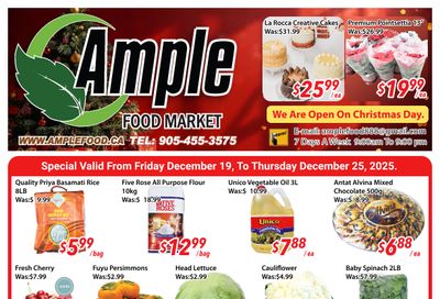 Ample Food Market Flyers & Weekly Ads December 2025