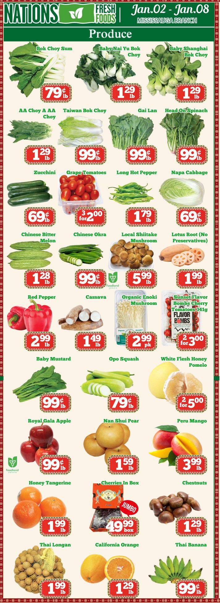 Nations Fresh Foods (Mississauga) Flyer January 2 to 8