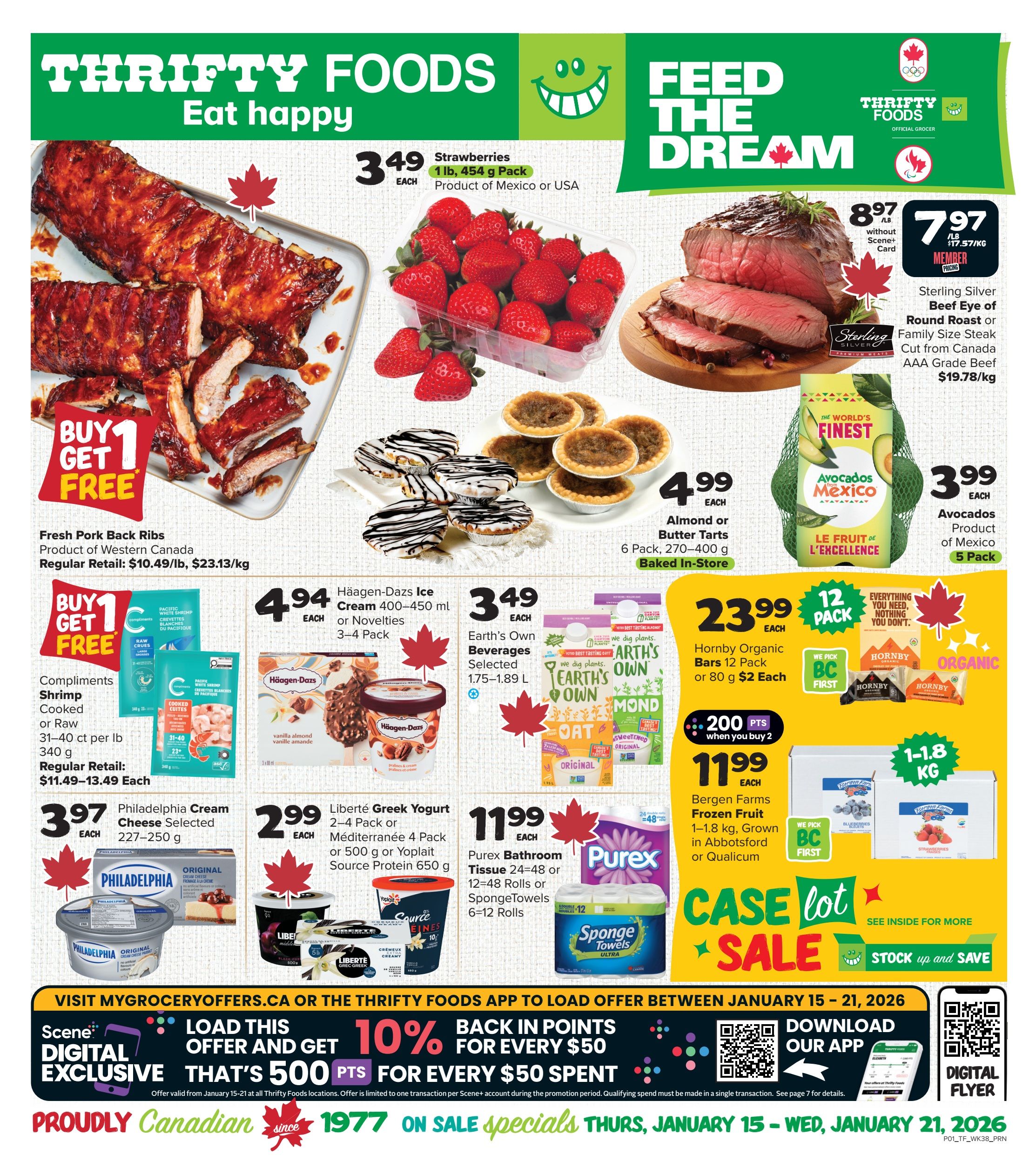 Thrifty Foods Flyer January 15 to 21