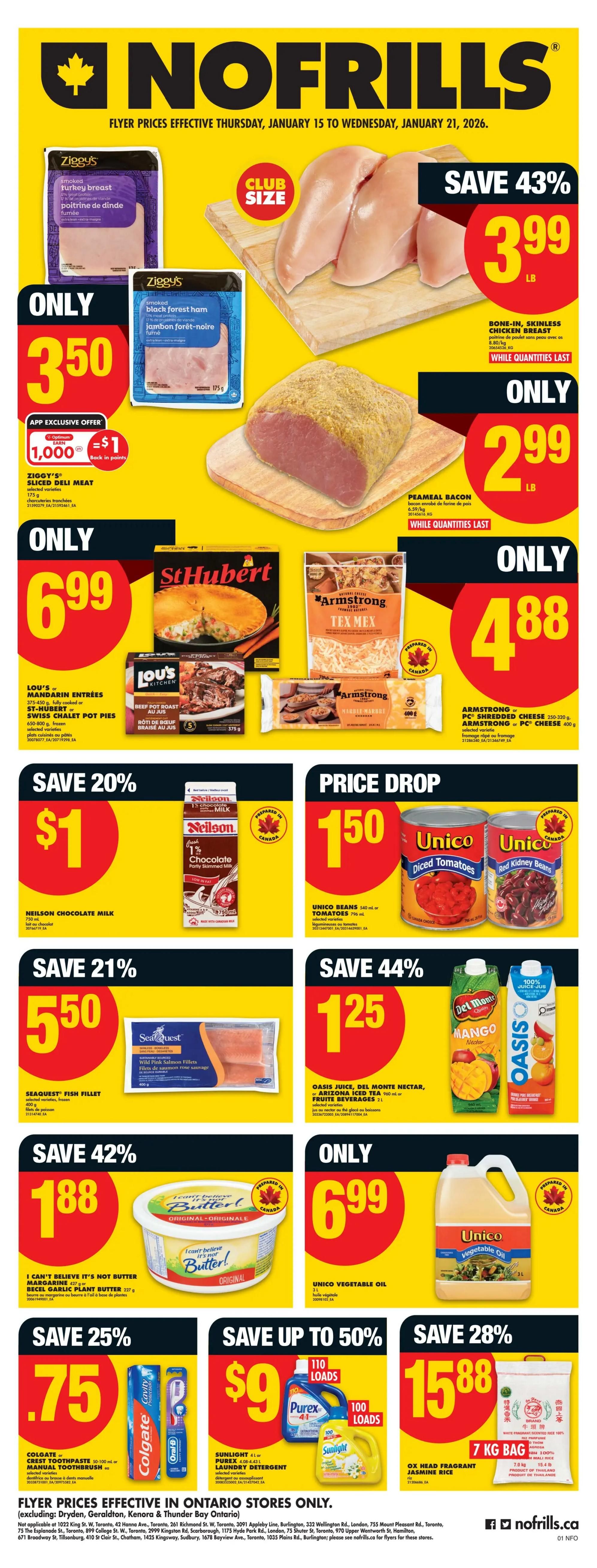 No Frills (ON) Flyer January 15 to 21