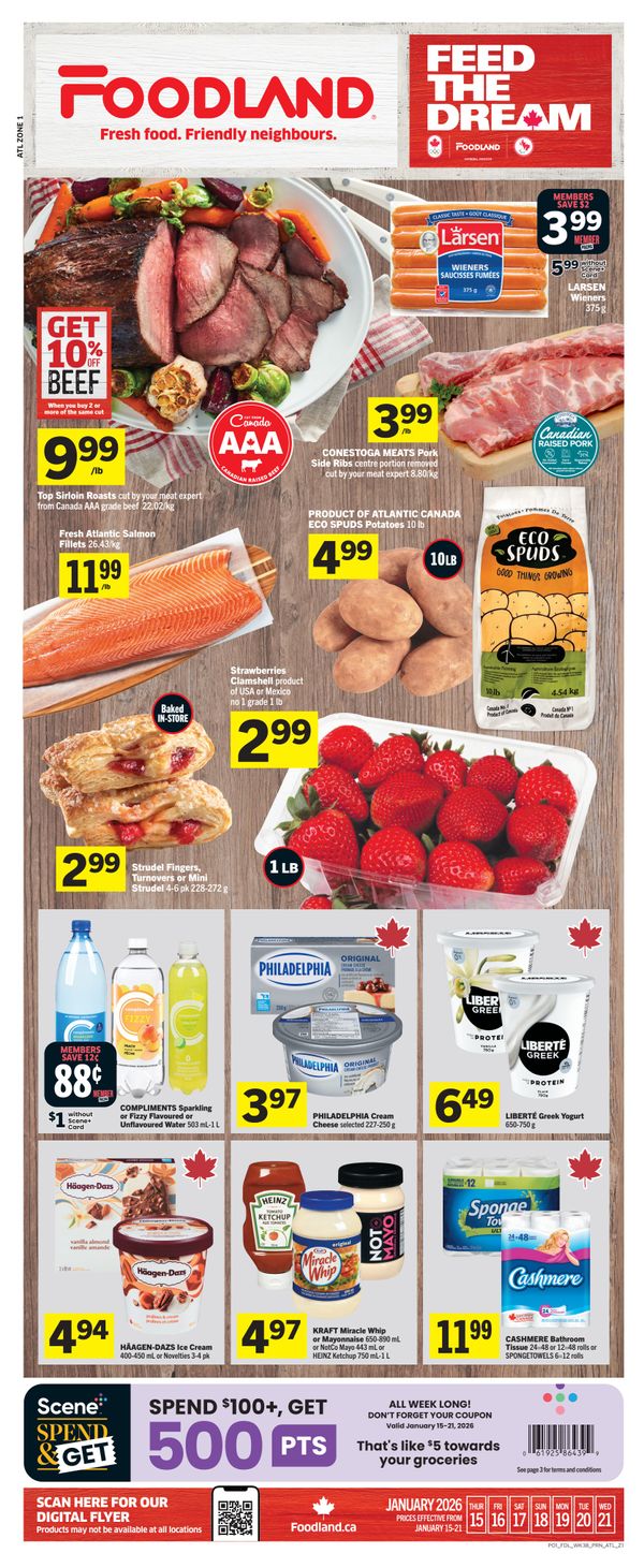 Foodland (Atlantic) Flyer January 15 to 21