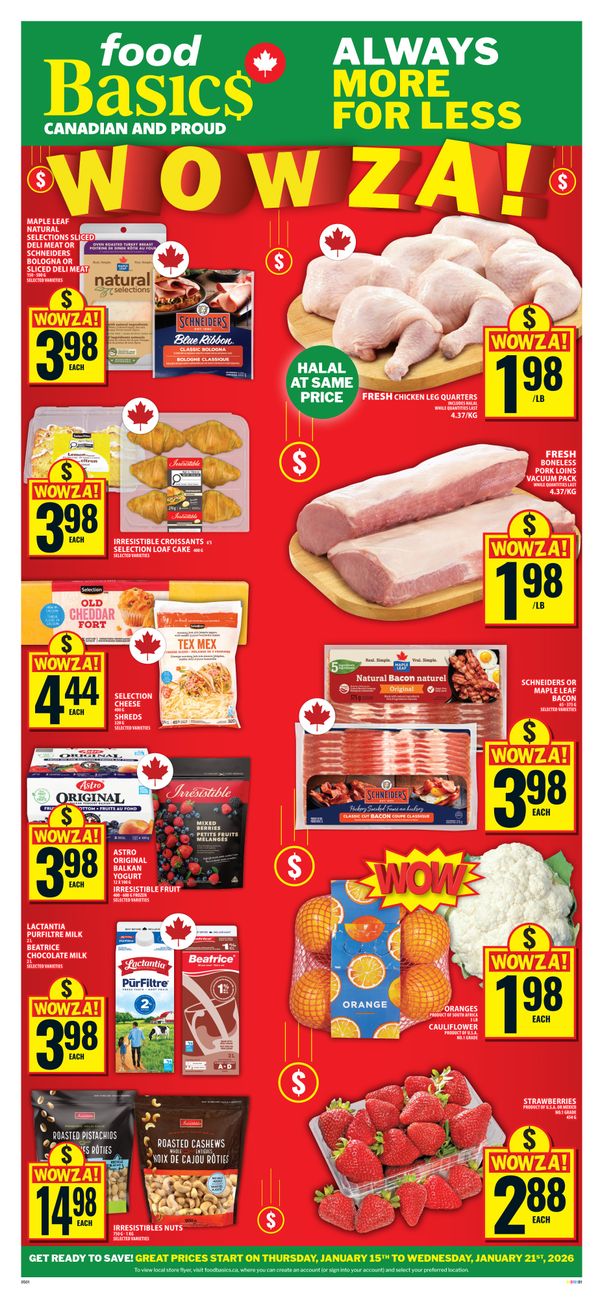 Food Basics Flyer January 15 to 21