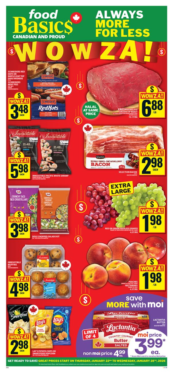 Food Basics Flyer January 22 to 28