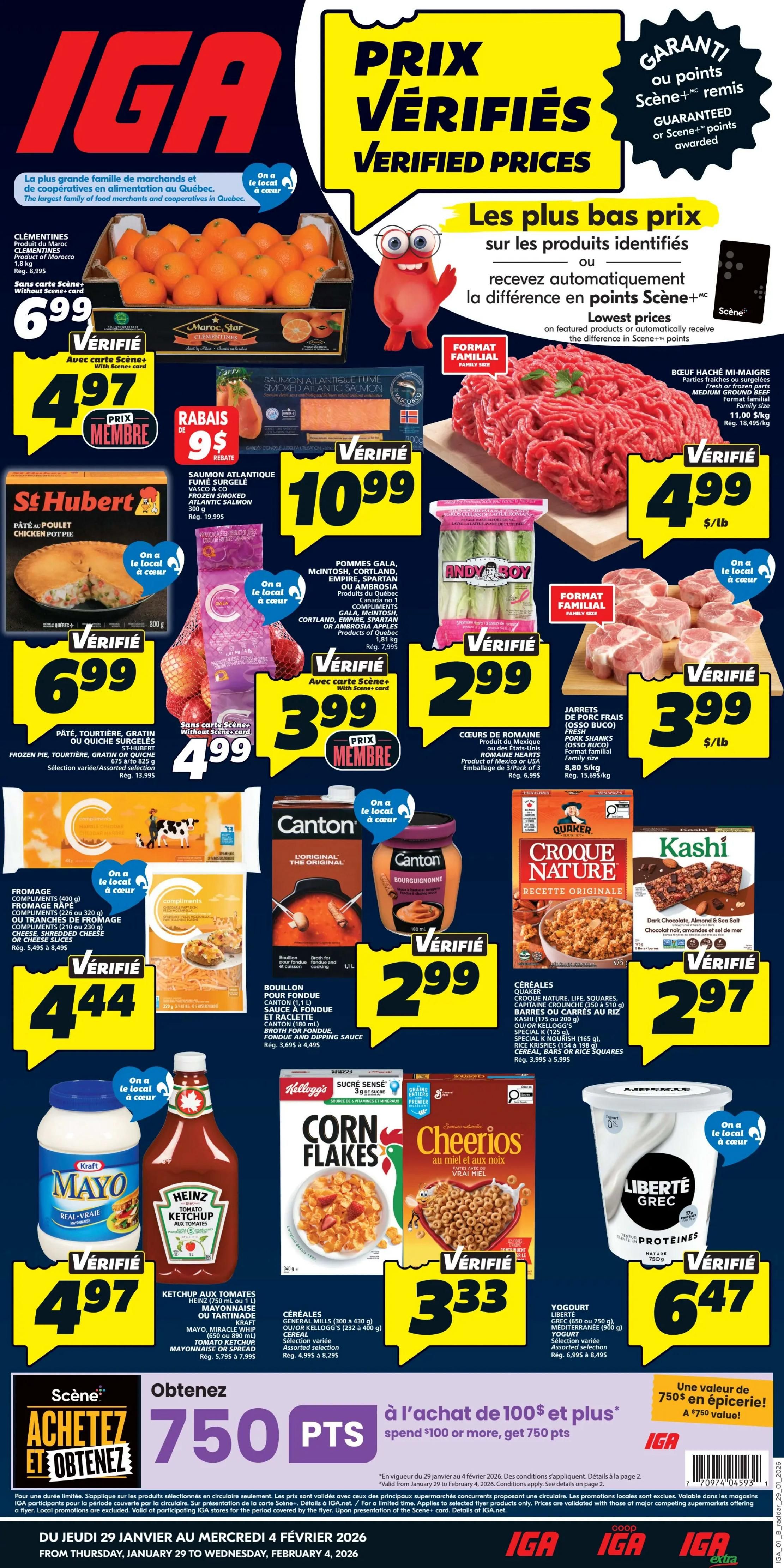 IGA (QC) Flyer January 29 to February 4