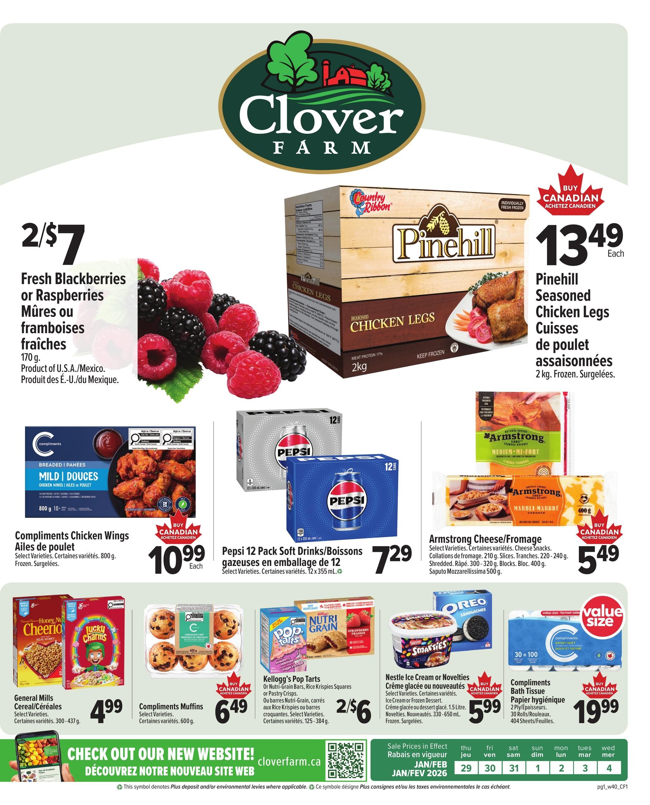 Clover Farm (Atlantic) Flyer January 29 to February 4