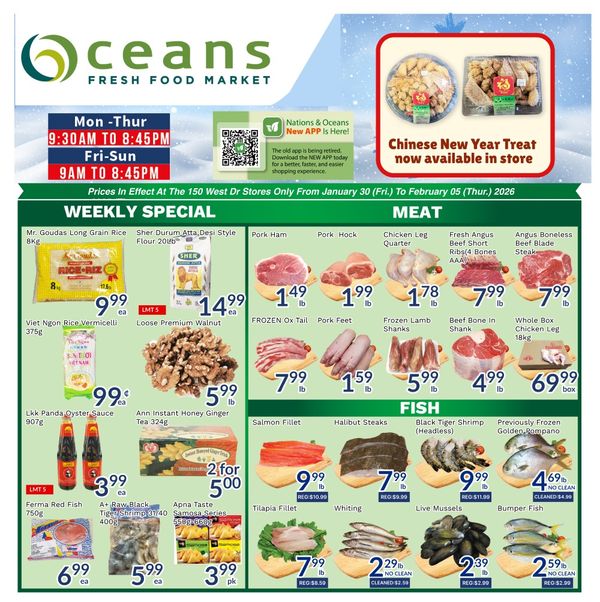 Oceans Fresh Food Market (Brampton) Flyer January 30 to February 5