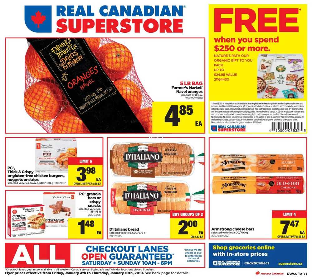 Real Canadian Superstore (West) Flyer January 4 to 10 Canada