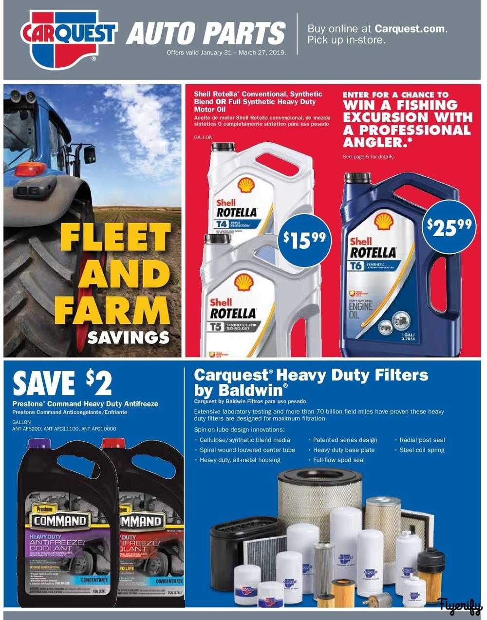 Carquest Auto Parts Flyers