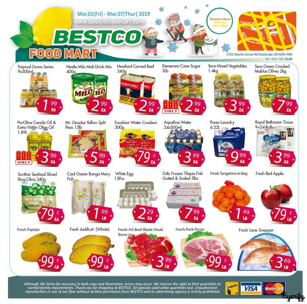 BestCo Food Mart (Etobicoke) Flyer March 1 to 7 Canada