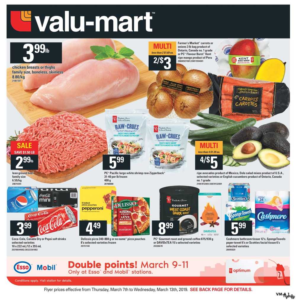 Valu-mart Flyer March 7 to 13 Canada