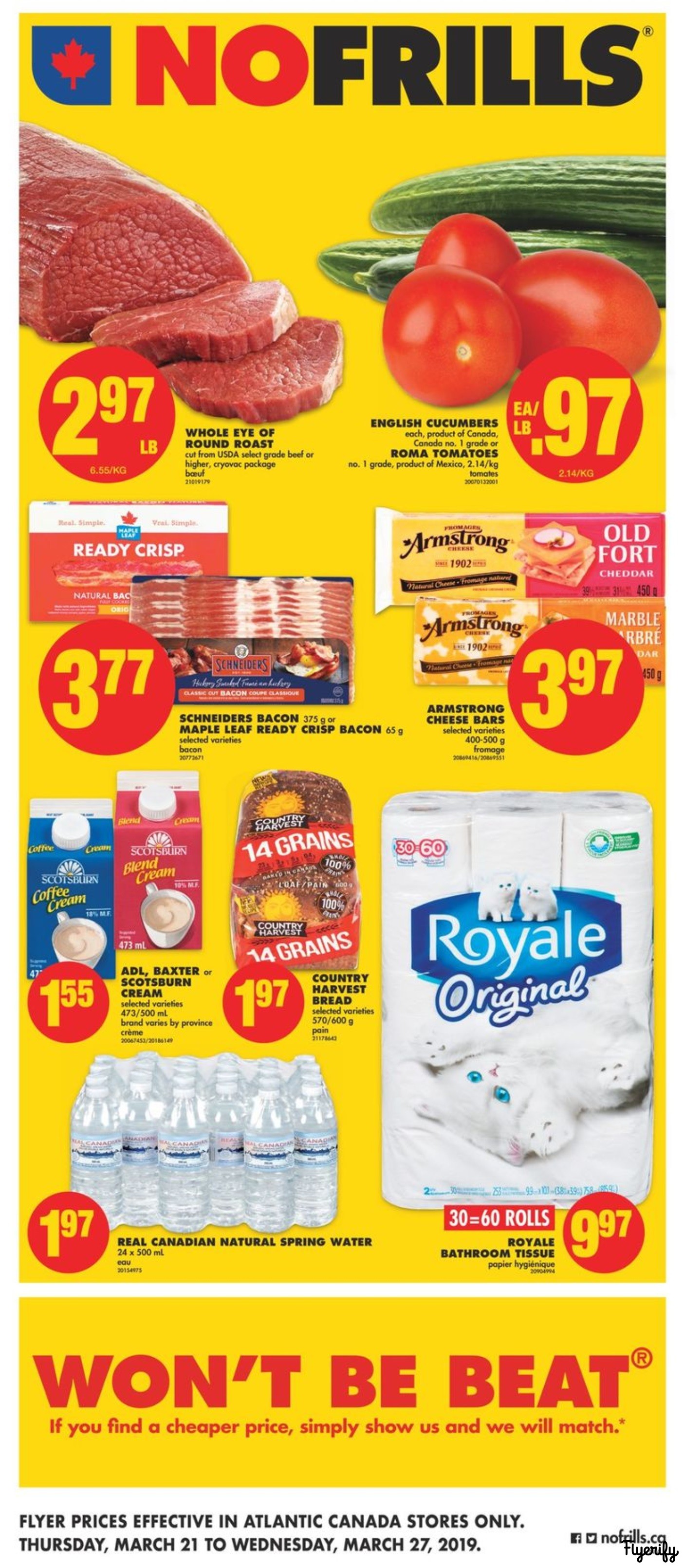 No Frills (Atlantic) Flyer March 21 to 27 Canada