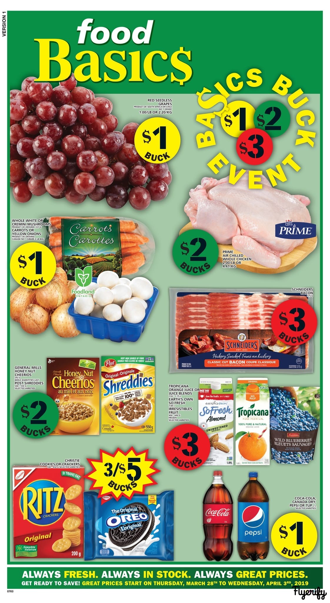 Food Basics (Rest of ON) Flyer March 28 to April 3 Canada