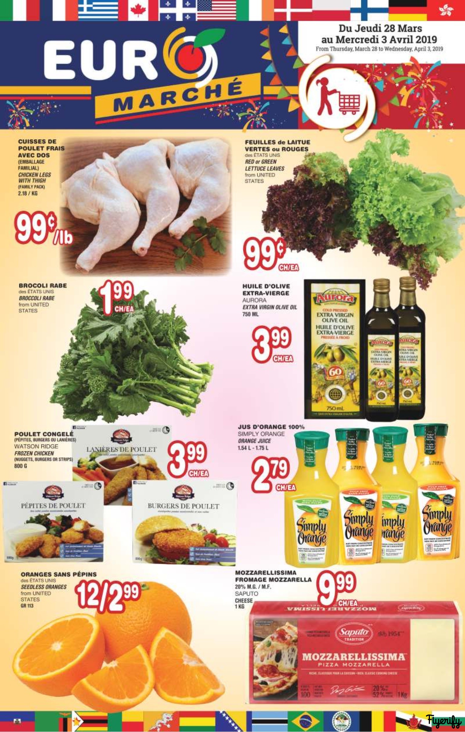 Euro Marche Flyer March 28 to April 3 Canada