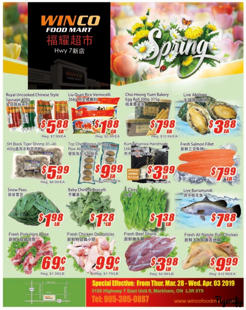WinCo Food Mart (HWY 7) Flyer March 28 to April 3 Canada