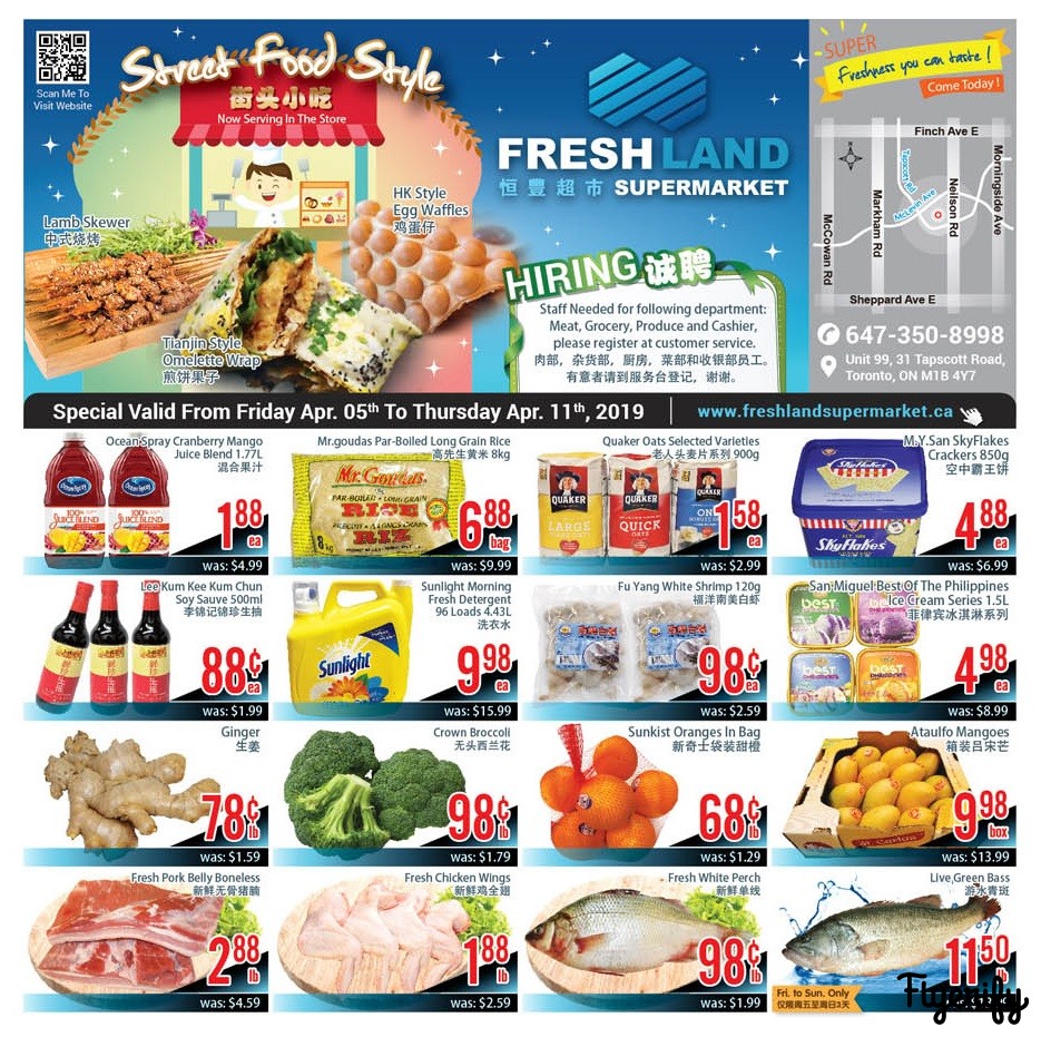 FreshLand Supermarket Flyer April 5 to 11 Canada