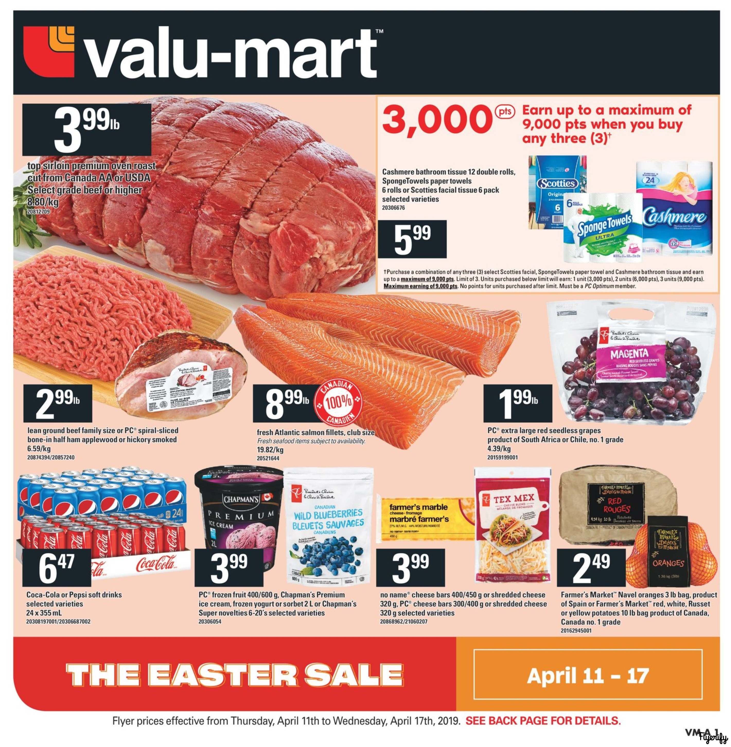 Valu-mart Flyer April 11 to 17 Canada