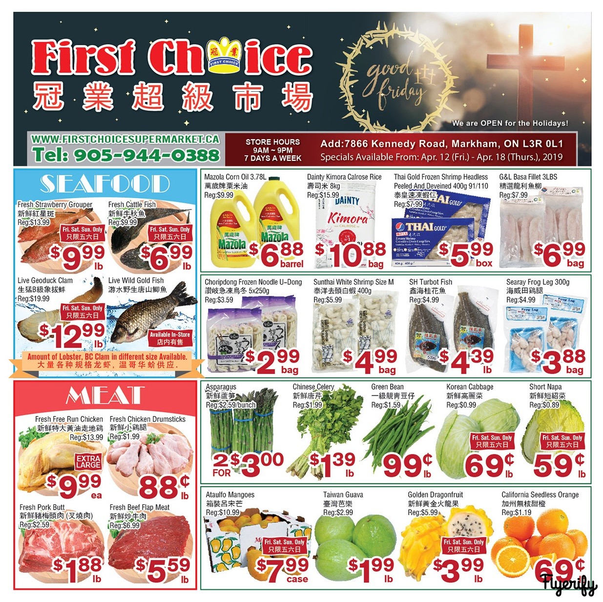 First Choice Supermarket Flyer April 12 to 18 Canada