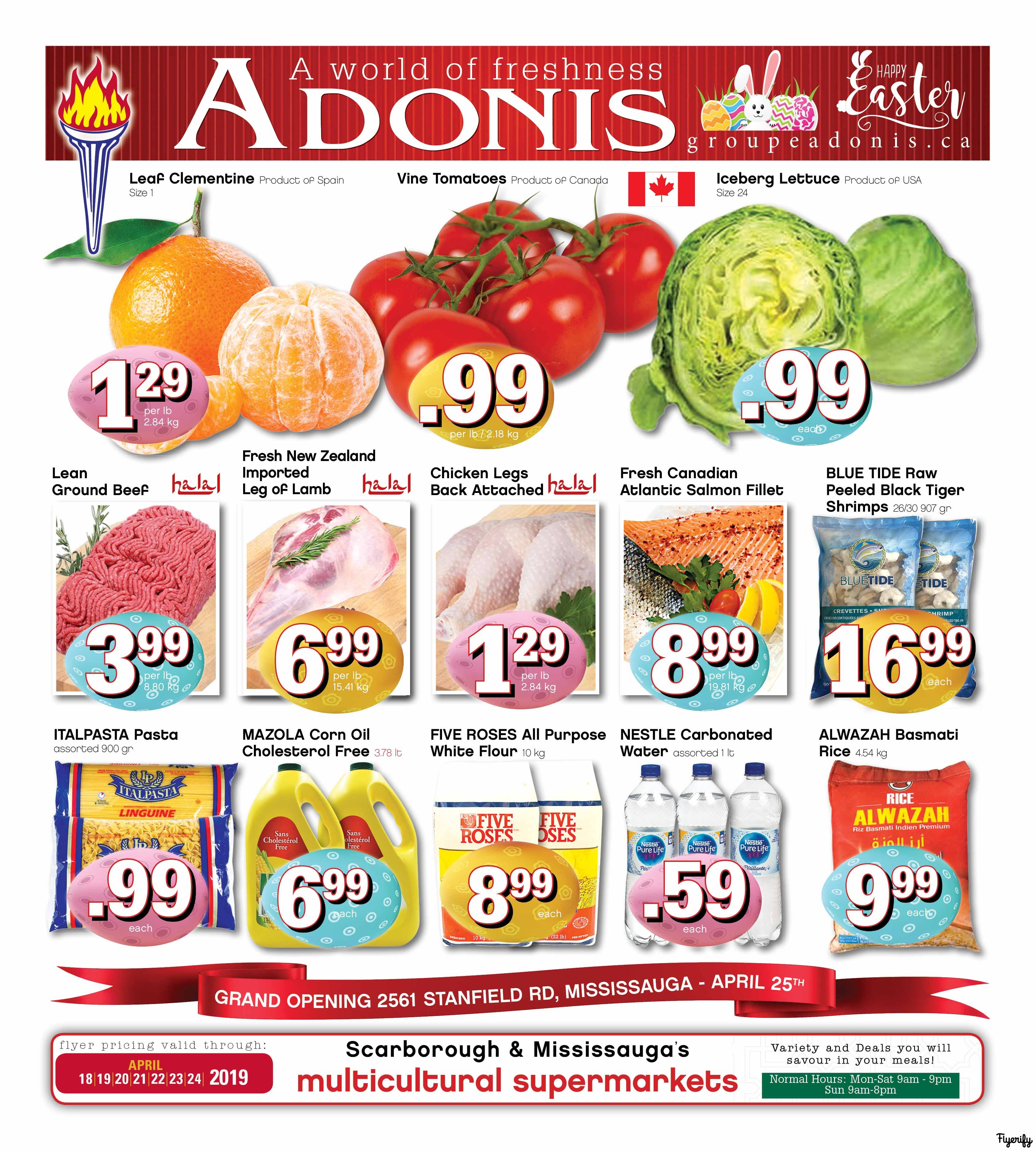 Adonis (ON) Flyer April 18 to 24 Canada