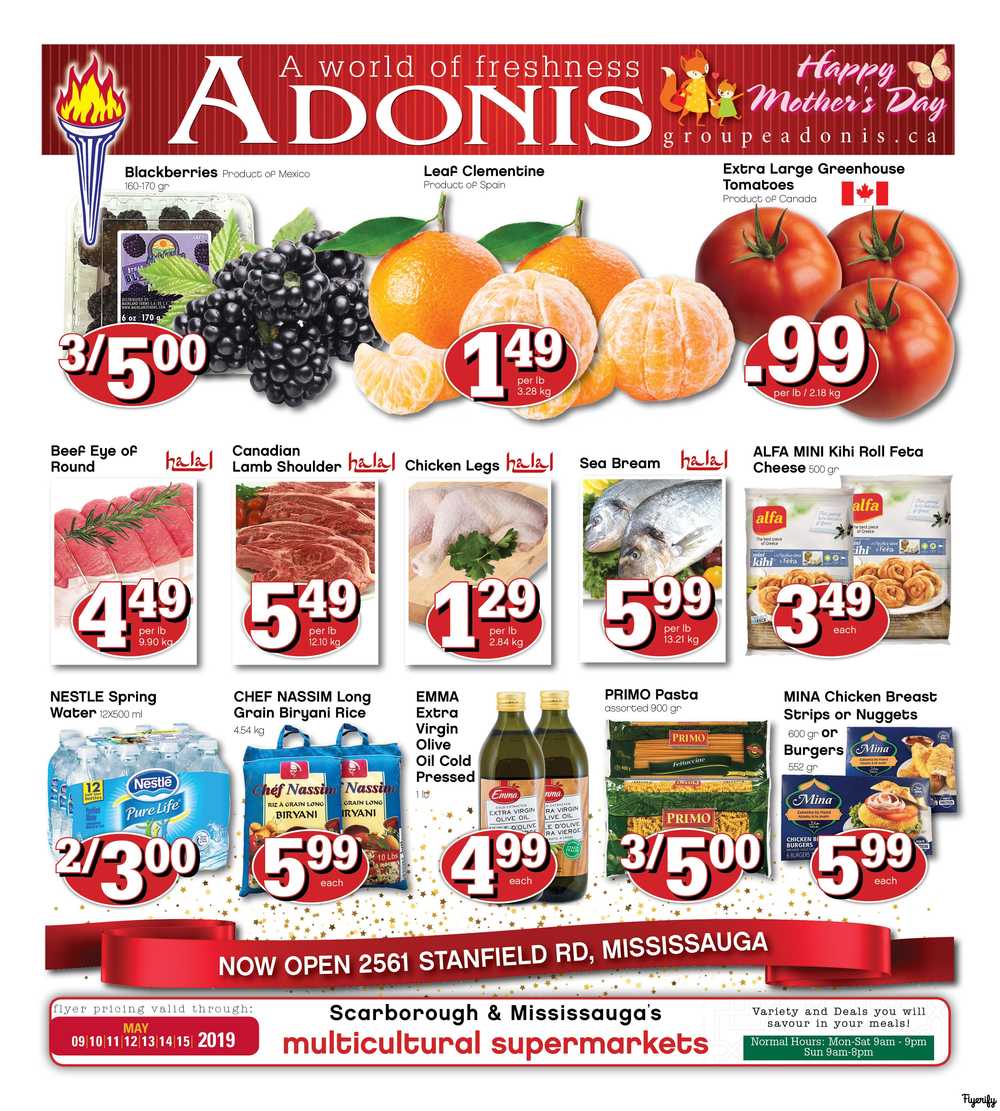 Adonis (ON) Flyer May 9 to 15 Canada