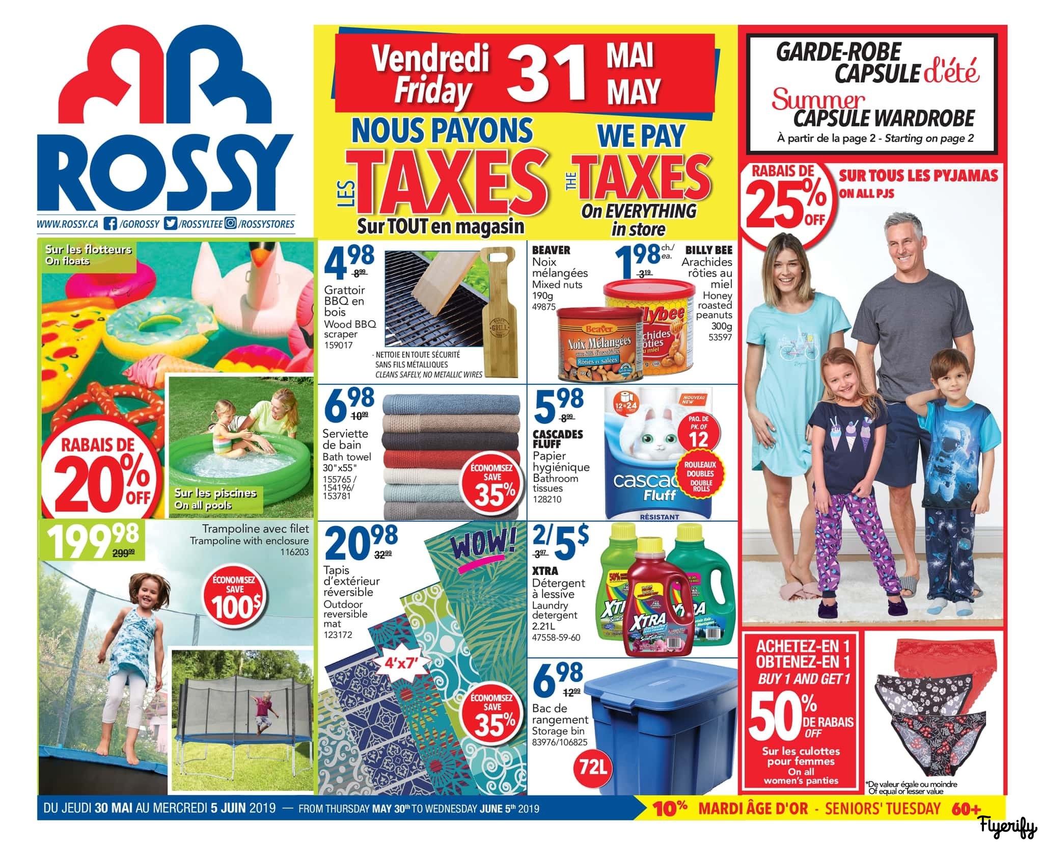 Rossy Flyer May 30 to June 5 Canada