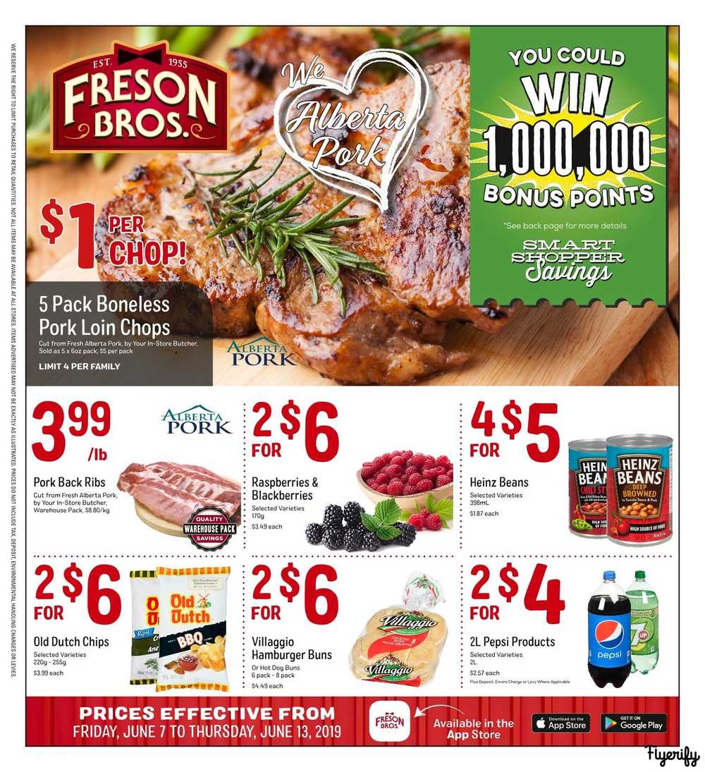 Freson Bros. Flyer June 7 to 13 Canada
