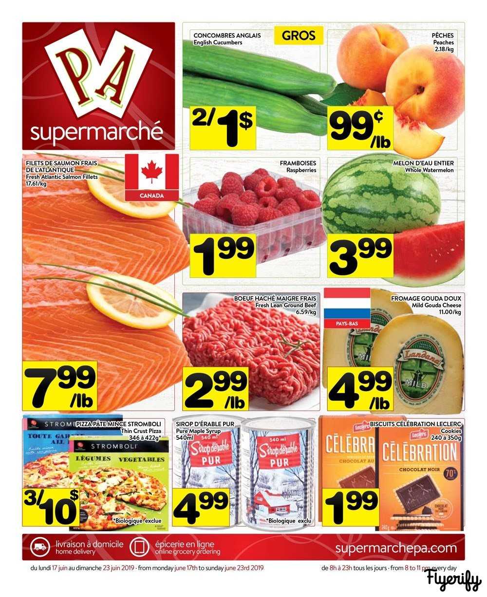 Supermarche PA Flyer June 17 to 23 Canada