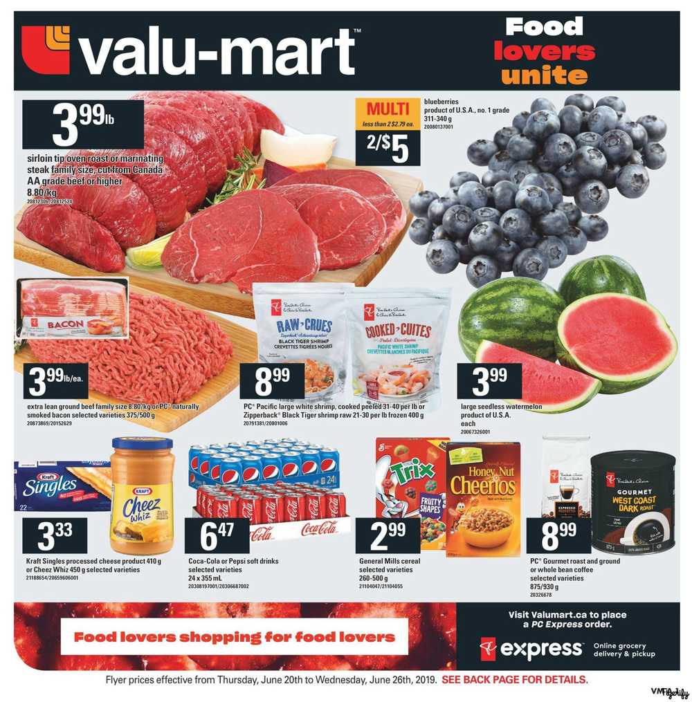 Valu-mart Flyer June 20 to 26 Canada