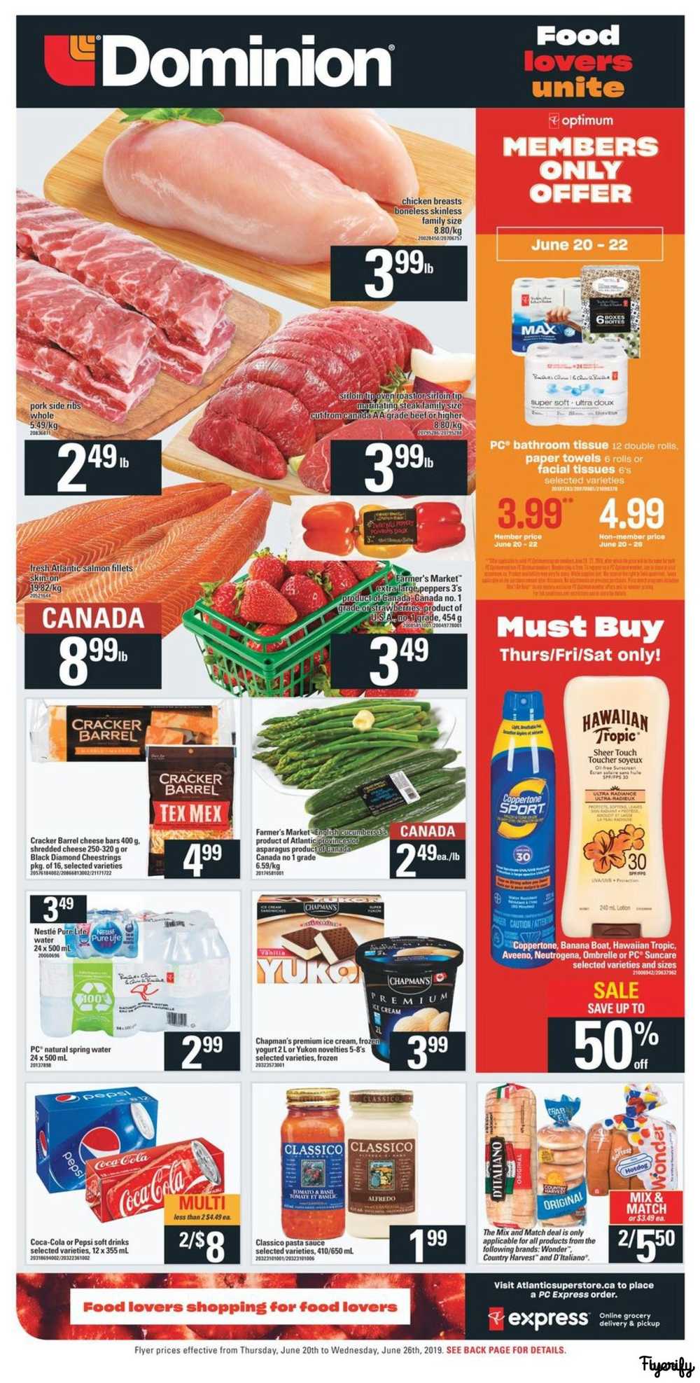 Dominion Flyer June 20 to 26 Canada