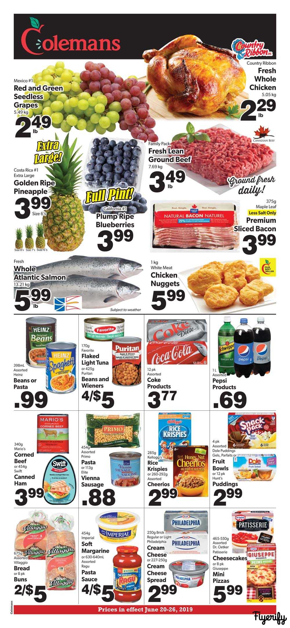 Coleman's Flyer June 20 to 26 Canada