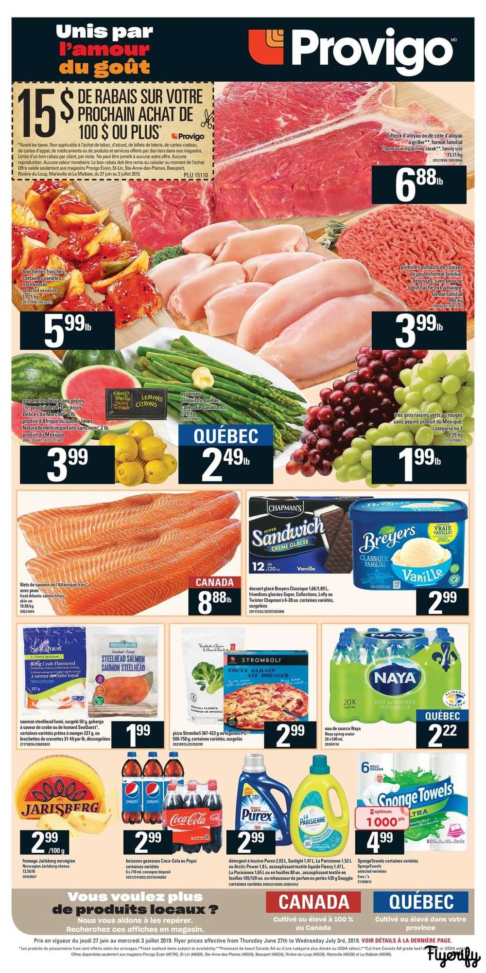 Provigo Flyer June 27 to July 3 Canada