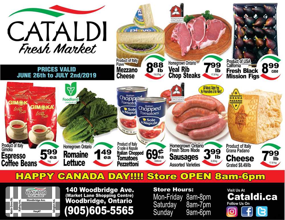 Cataldi Fresh Market Flyer June 26 to July 2 Canada