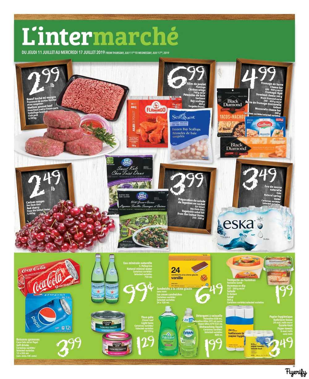 L'inter Marche Flyer July 11 to 17 Canada