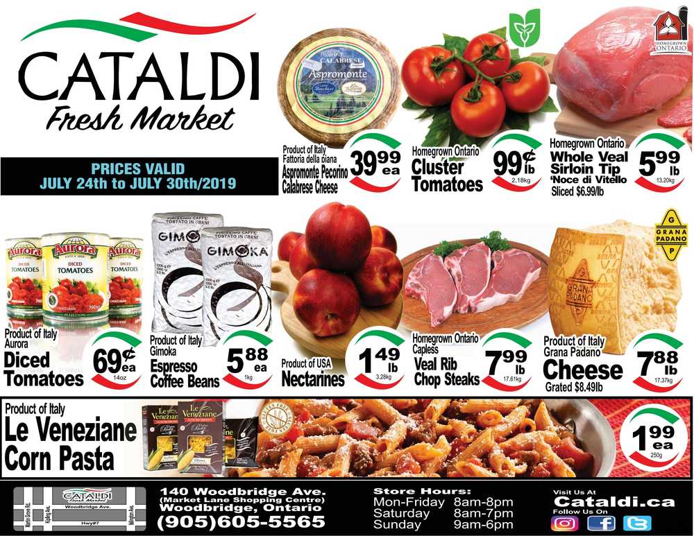Cataldi Fresh Market Flyer July 24 to 30 Canada