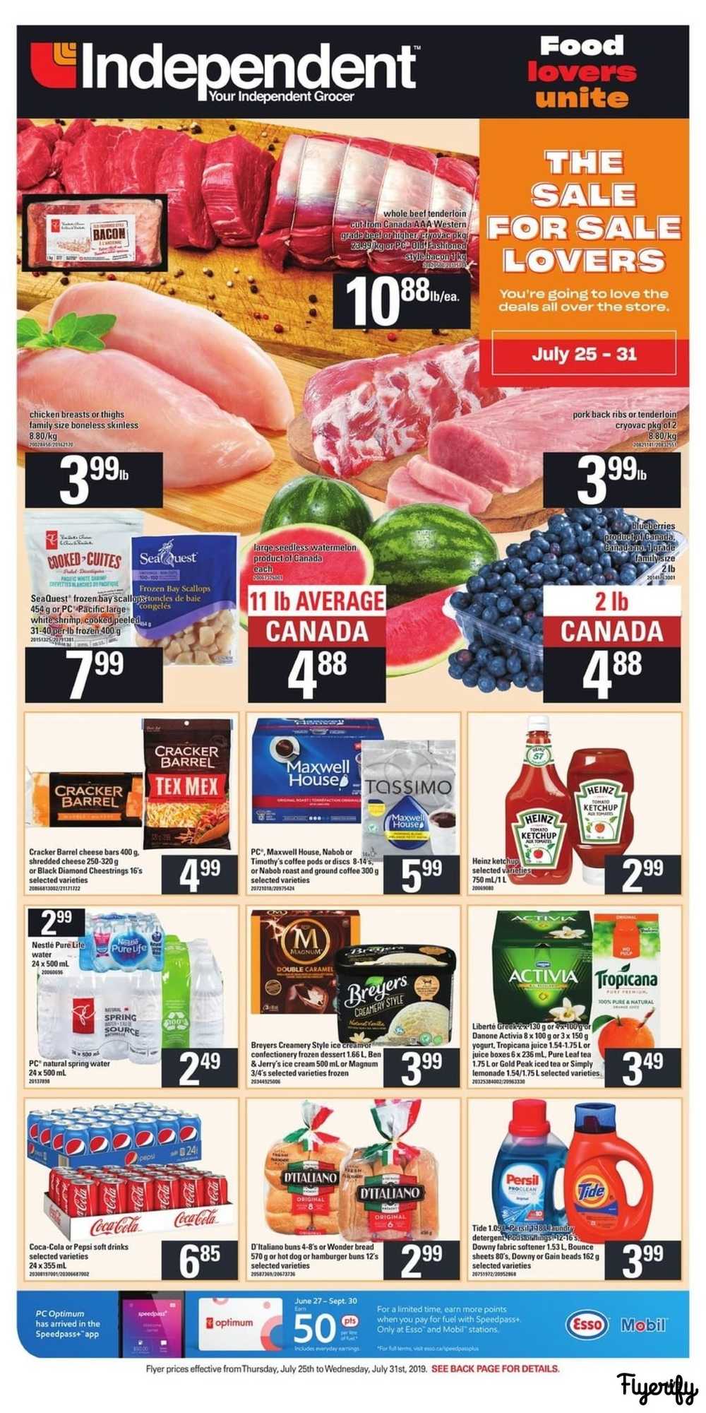 Independent Grocer (West) Flyer July 25 to 31 Canada