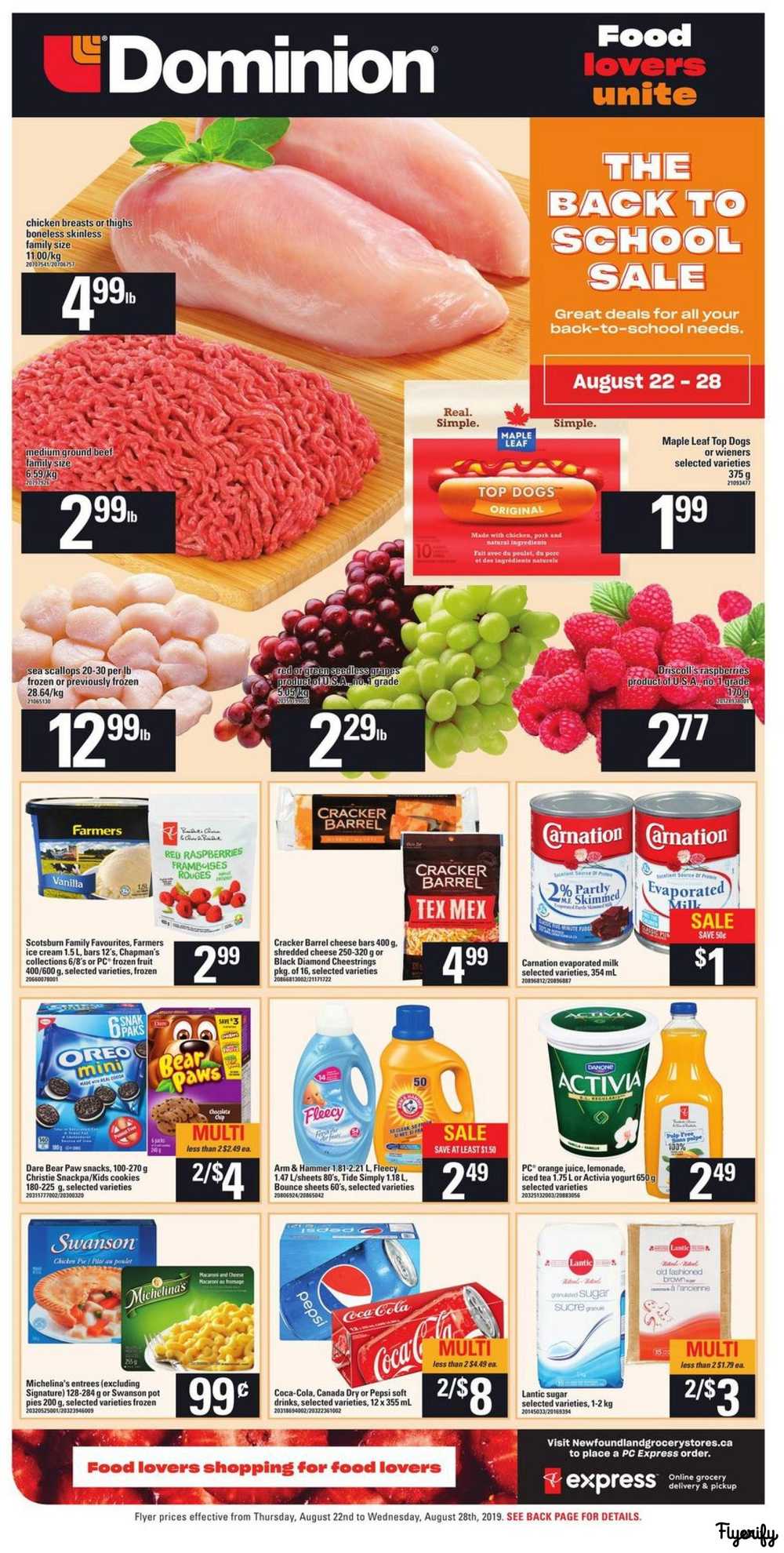 Dominion Flyer August 29 to September 4 Canada