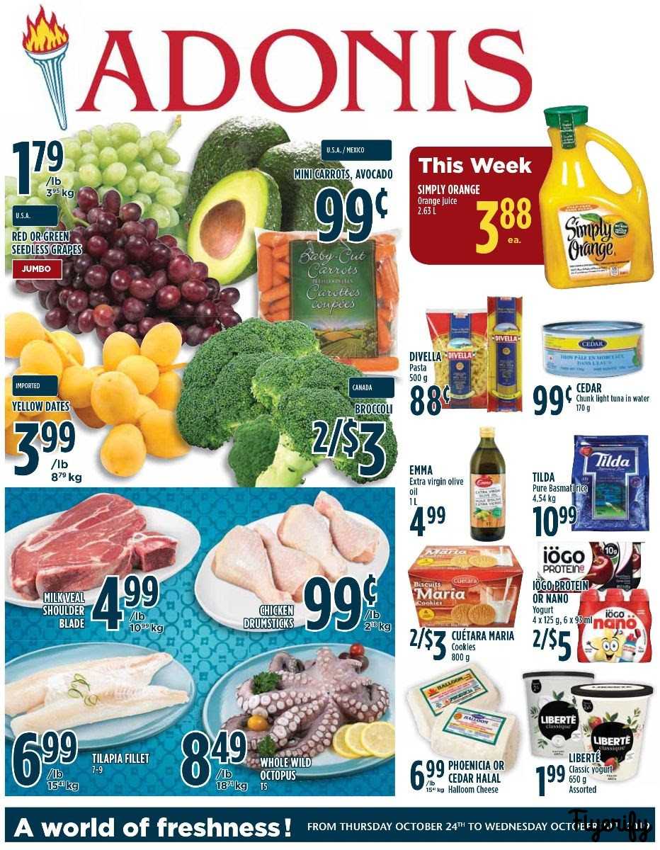 Adonis (ON) Flyer October 24 to 30 Canada