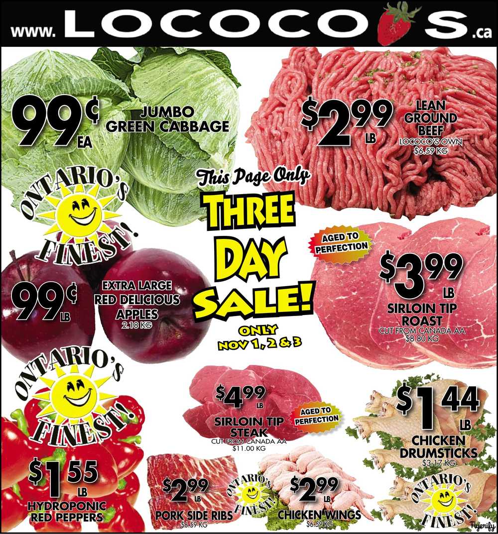 Lococo's Flyer November 1 to 14 Canada