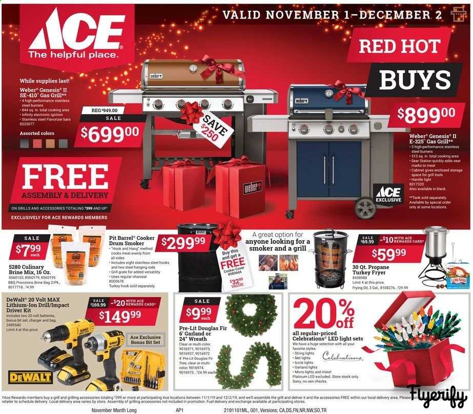 ACE Hardware Weekly Ad & Flyer November 1 to December 2 Canada