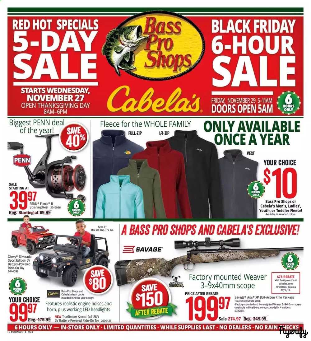 Bass Pro Shops Weekly Ad And Flyer November 29 To 29 Canada