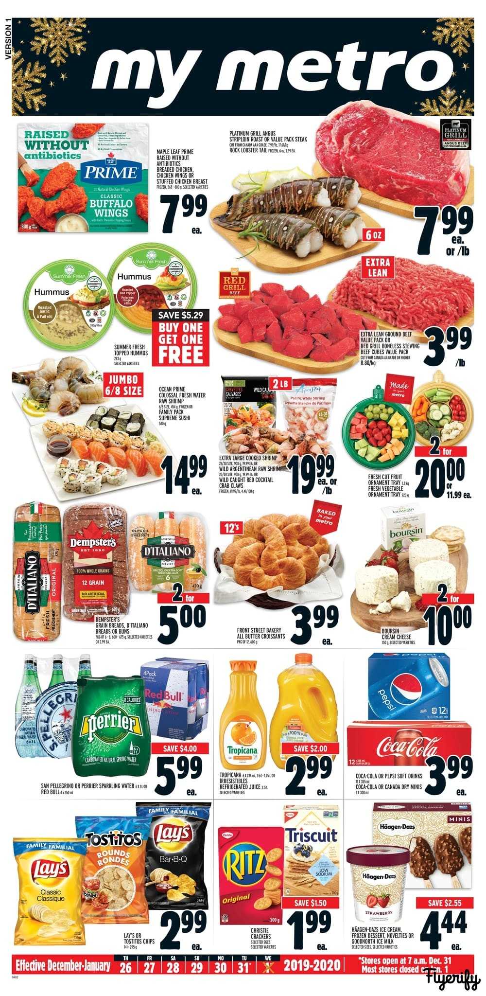 Metro (ON) Flyer December 26 to January 1 Canada