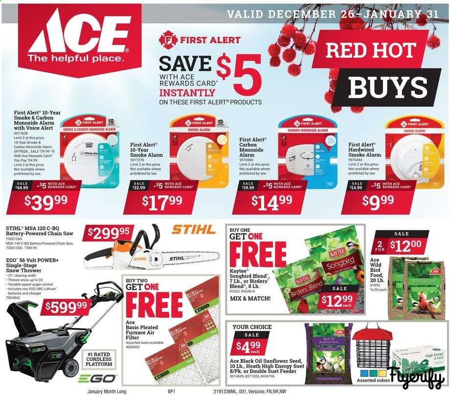 ACE Hardware Weekly Ad & Flyer December 26, 2019 to January 31, 2020 Canada