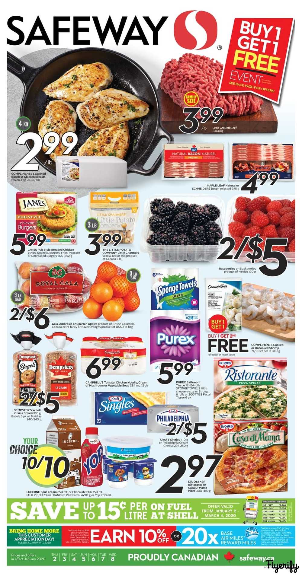 Safeway (BC) Flyer January 2 to 8 Canada