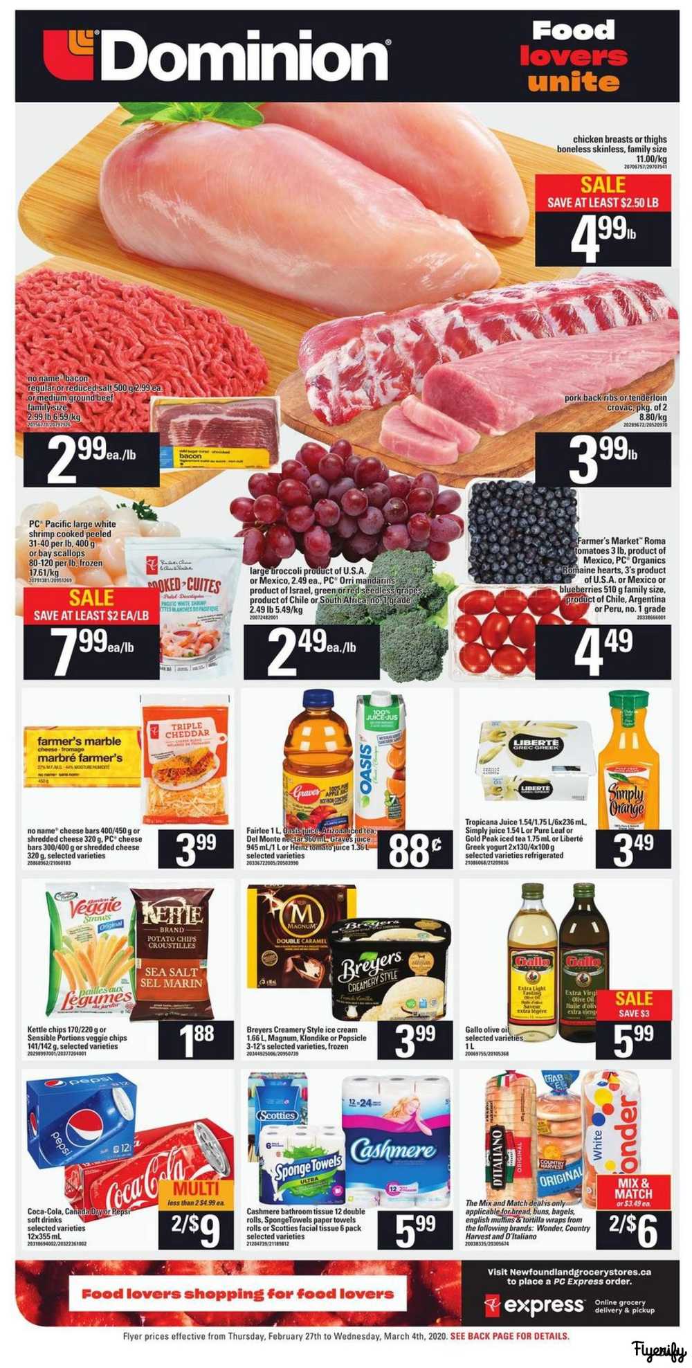 Dominion Flyer February 27 to March 4 Canada