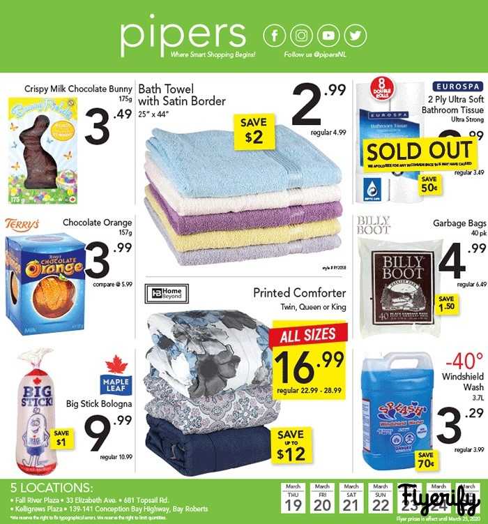 Pipers Superstore Flyers