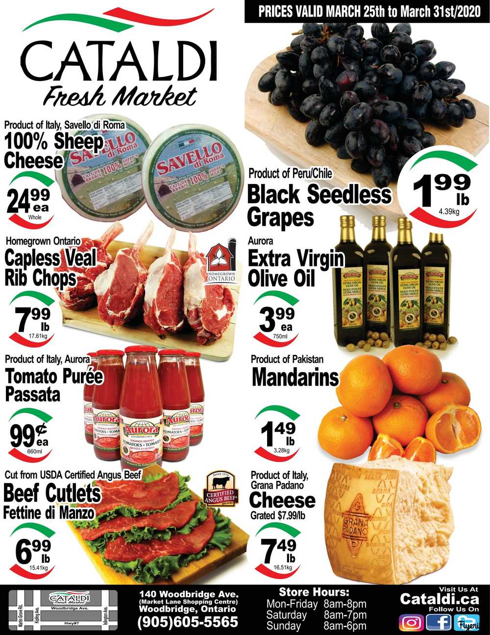 Cataldi Fresh Market Flyer March 25 to 31 Canada
