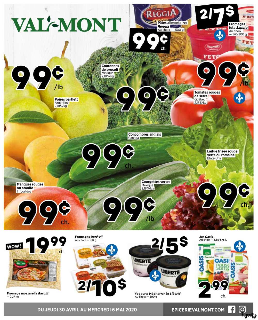 Val-Mont Flyer April 30 to May 6 Canada